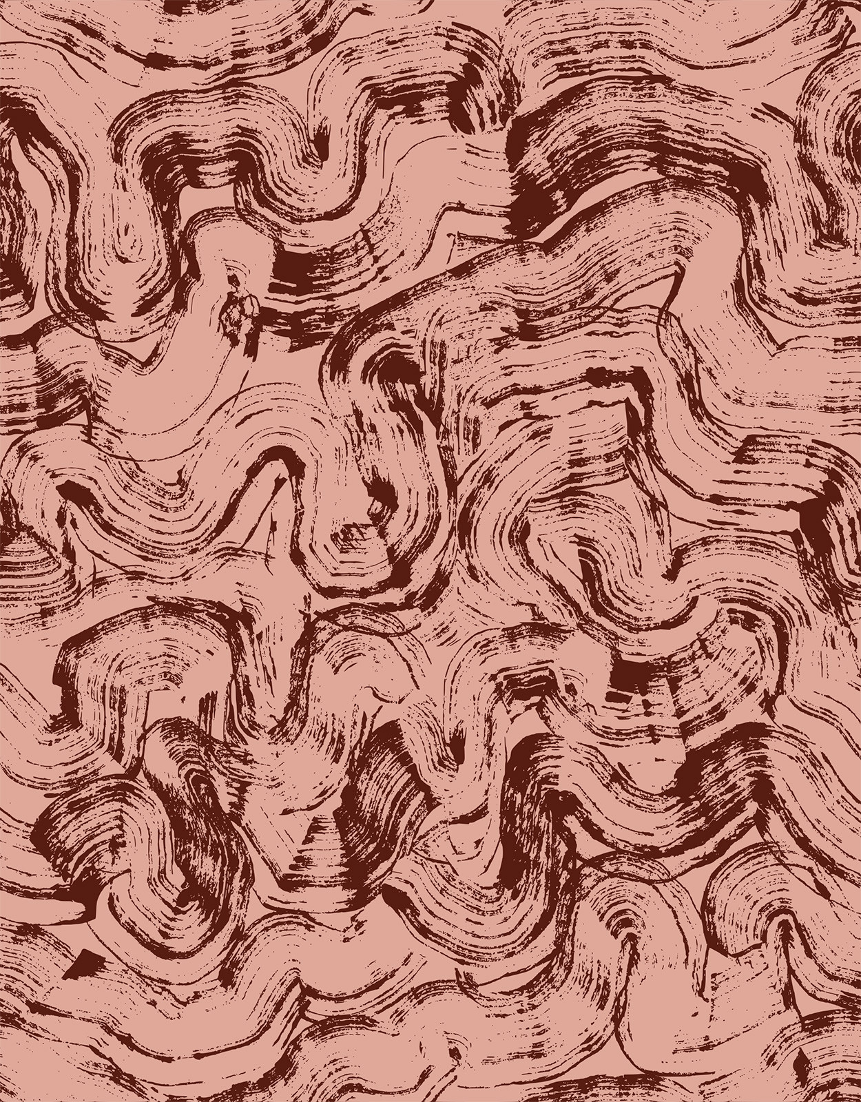 Rosa bordeaux kaligrafi - Illux.se