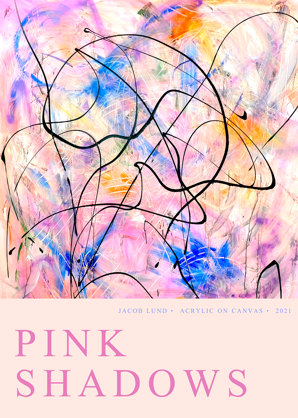 Pink Shadows poster - Illux.se