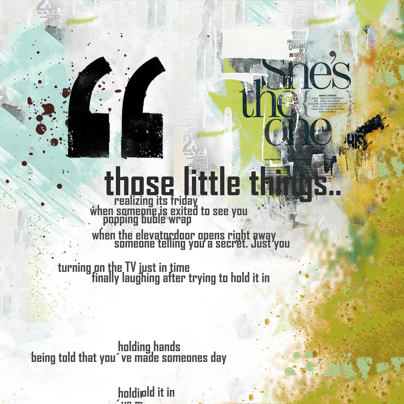Those Little Things - Illux.se